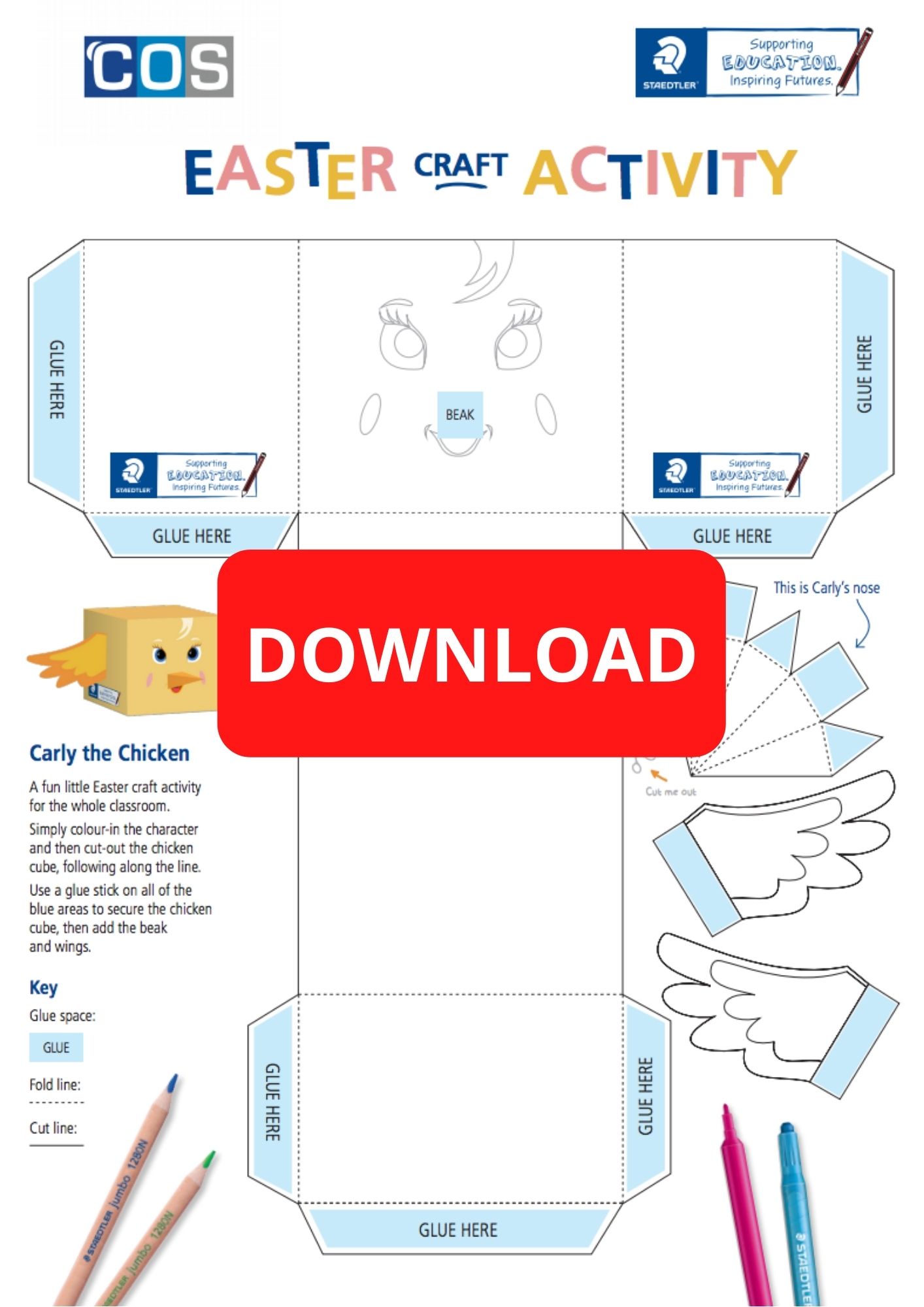 Easter Arts and Crafts Activities - Printable Worksheets