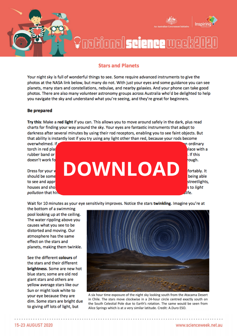 National Science Week DIY Science Experiments - COS