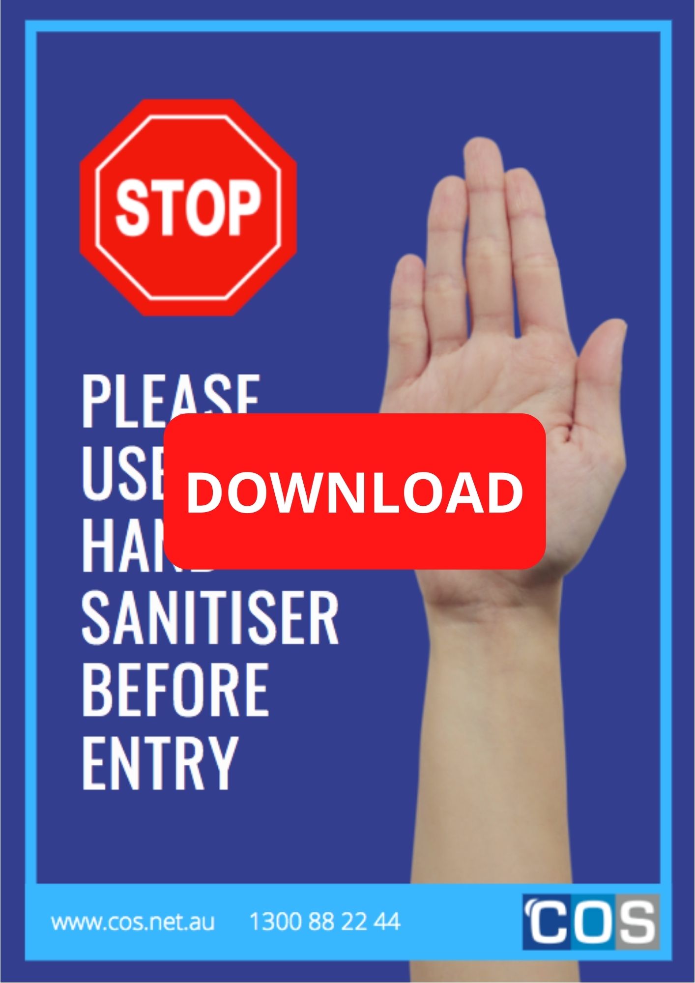 FREE Downloadable Hand Sanitiser Dispenser Signs
