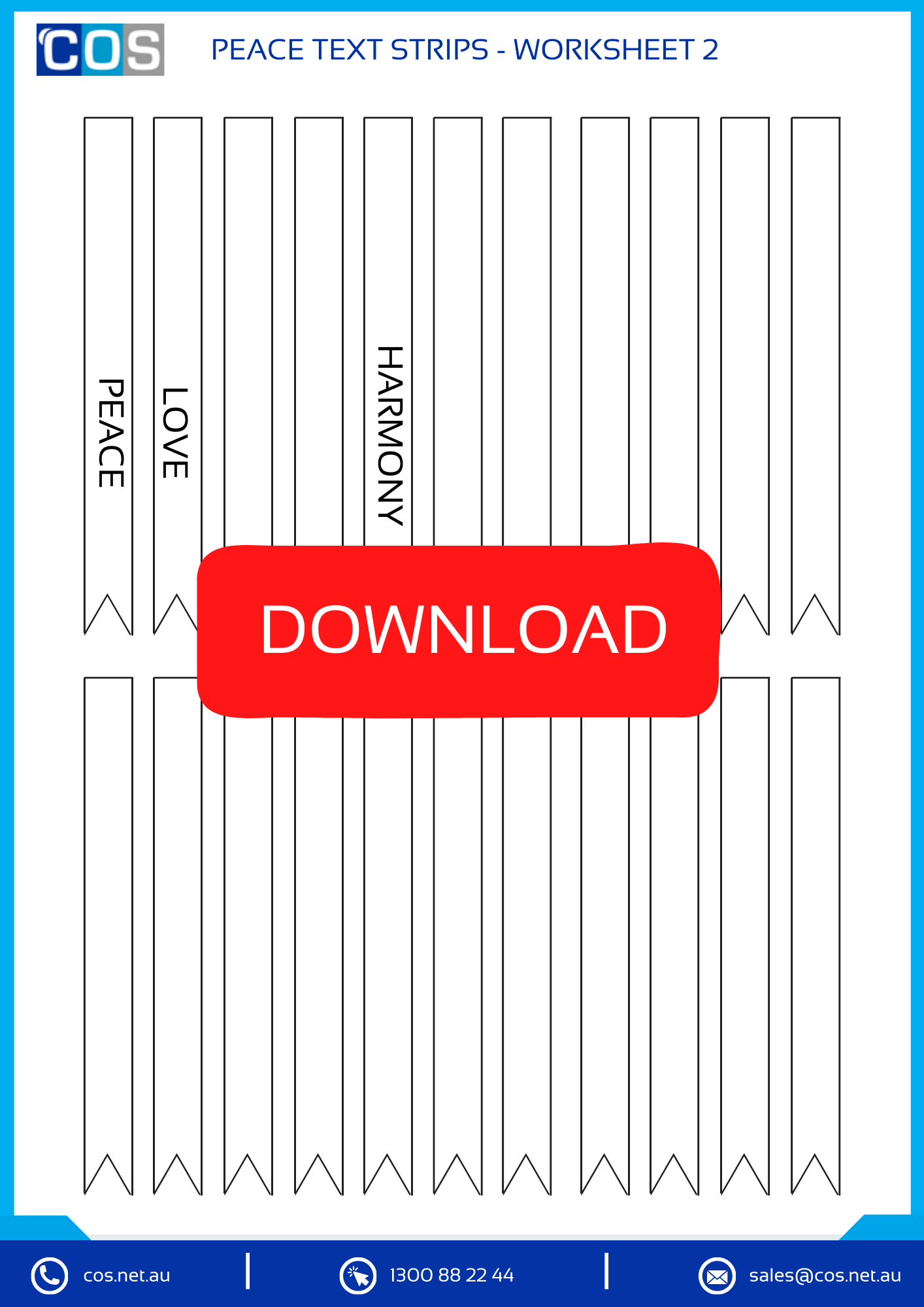 DIY Worksheets: International Day of Peace