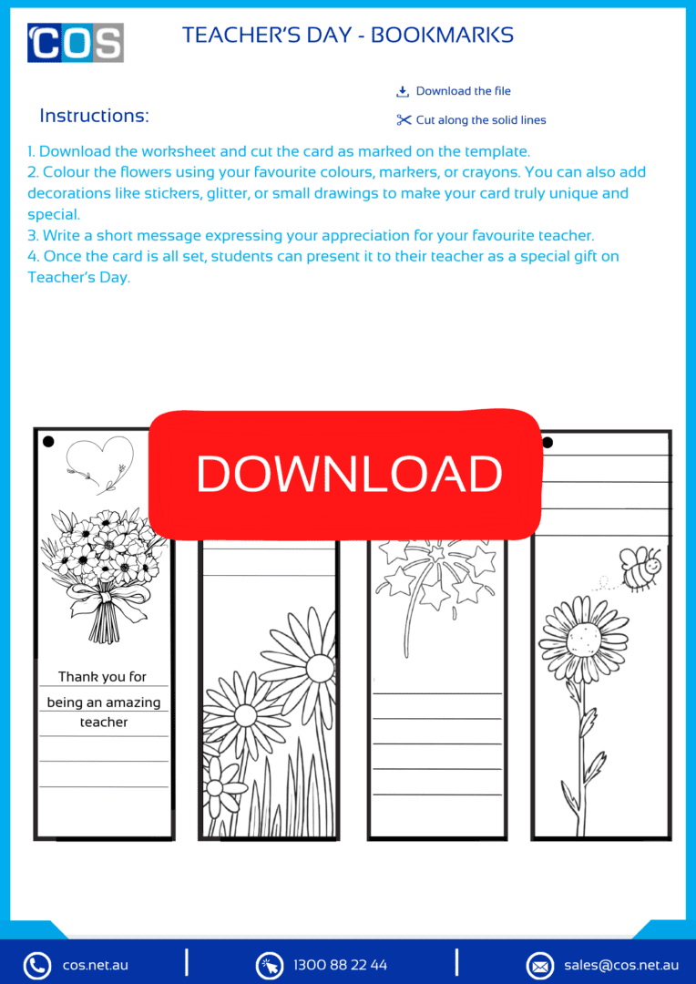Celebrate Teacher's Day with Fun Printable Worksheets