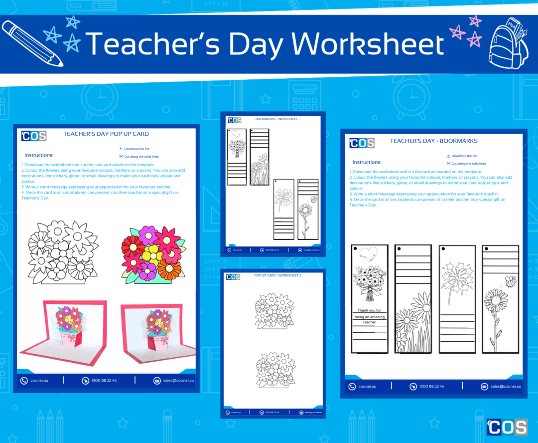 Celebrate Teacher's Day with Fun Printable Worksheets