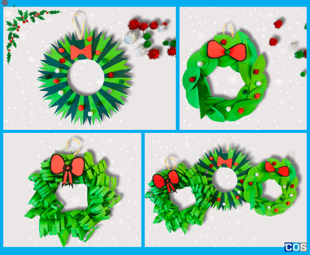 3 Christmas Wreath Crafts to Try This Year