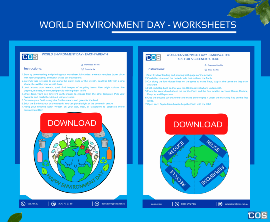 World Environment Day - Worksheets to Inspire Action