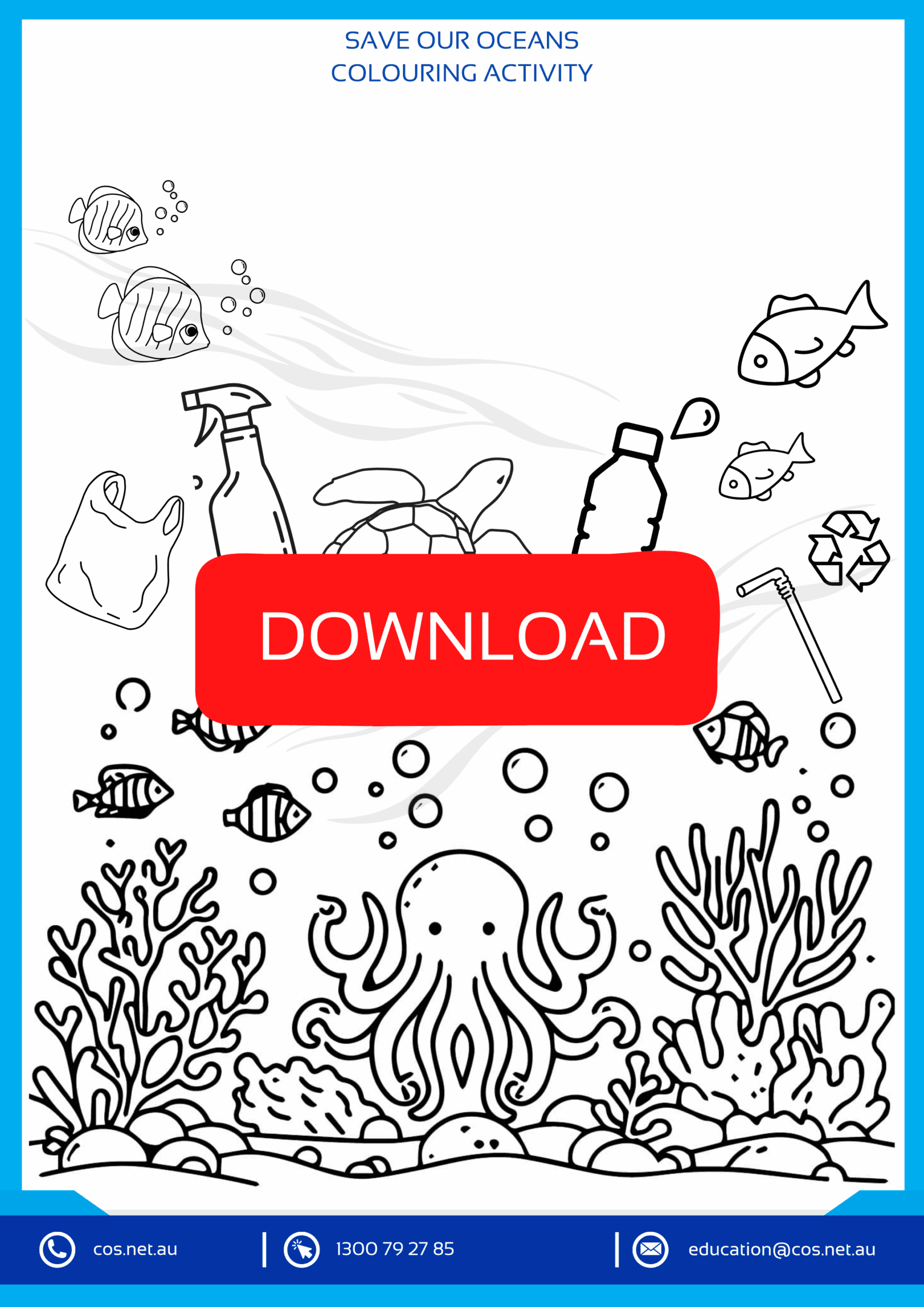 3 Colouring Worksheets: Planet-Friendly Fun