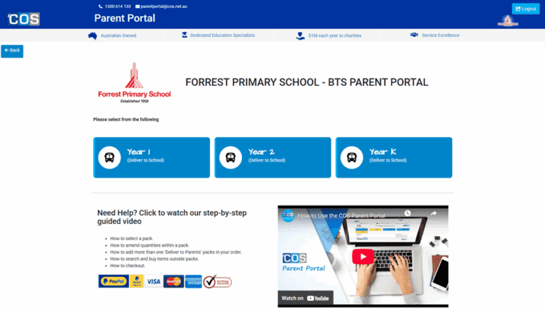 Parent Portal Guide - COS